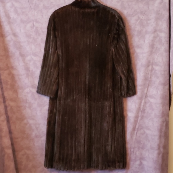 Saga Furs | Jackets & Coats | Saga Mink Fur Coat Small Size 8 Dark ...